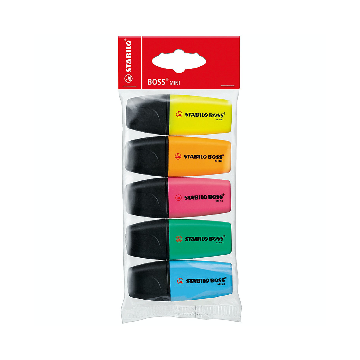 Stabilo Boss Mini Highlighter Pens Assorted (Pack of 5) — Theatre ...