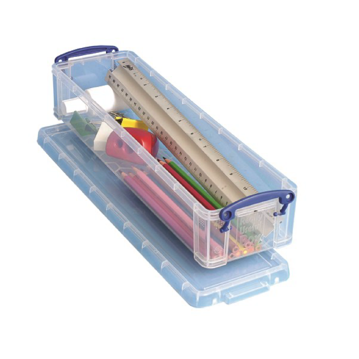 Really Useful 1.5l Storage Box Transparent, Durable Storage Box with ...