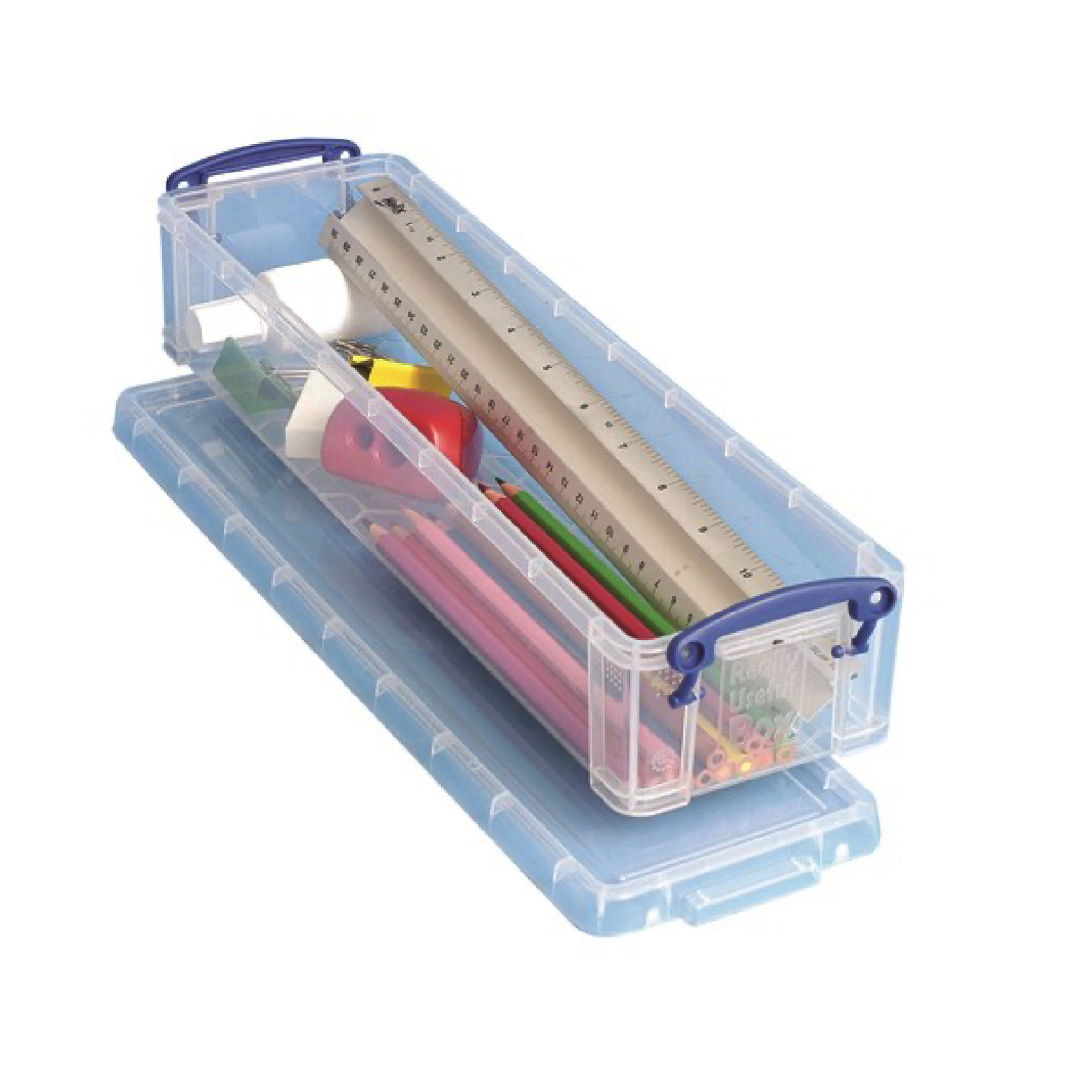 Really Useful 1.5l Storage Box Transparent, Durable Storage Box with ...